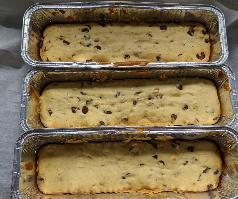 Passover Mandel Bread With Chocolate Chip